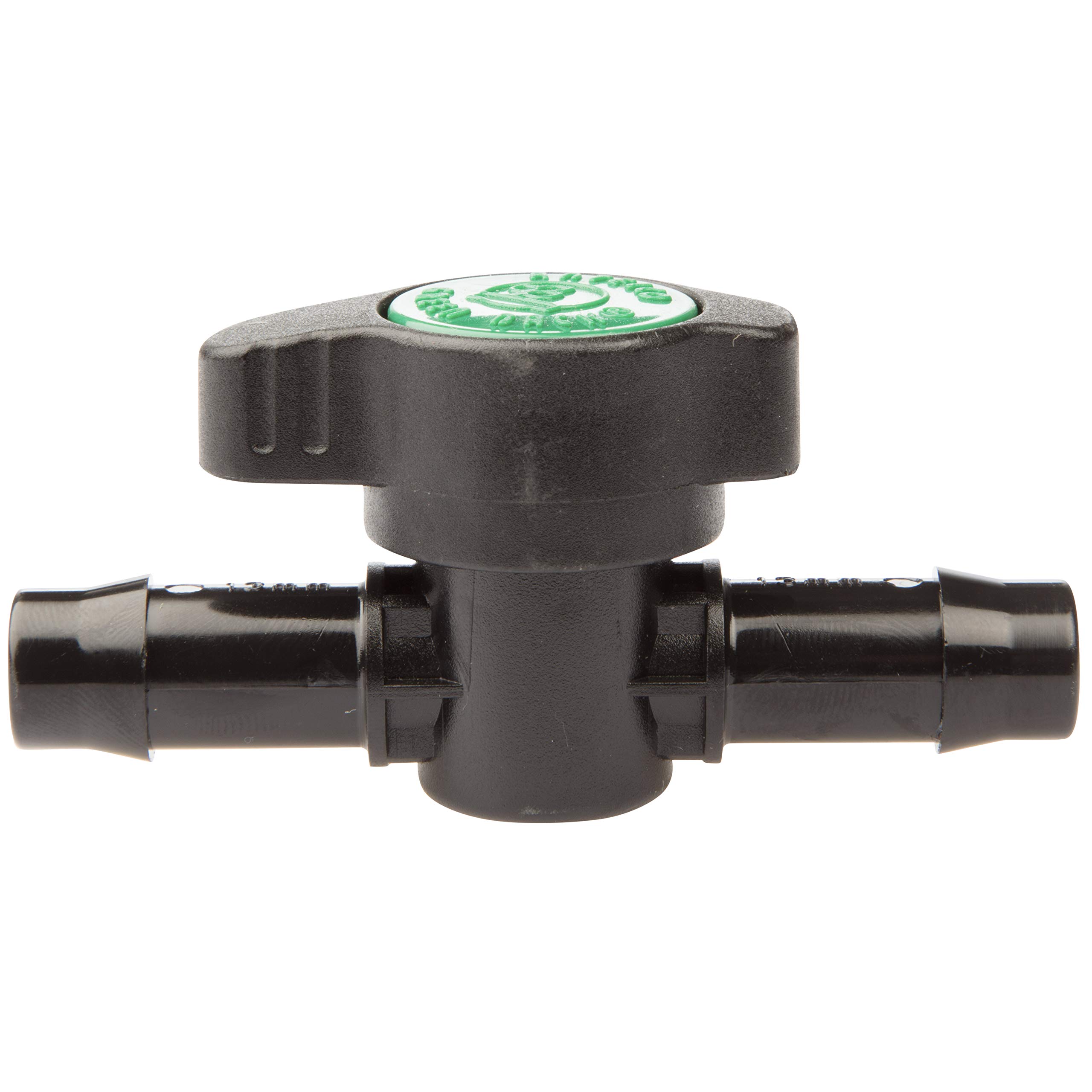 The Original Safety Siphon 3/4 Inch Barbed Shut Off Valve - Simple On and Off Operation w/O-rings to Prevent Leaking - Splice in Line for Easy Flow Control - Constructed from Wear-Resistant Plastic
