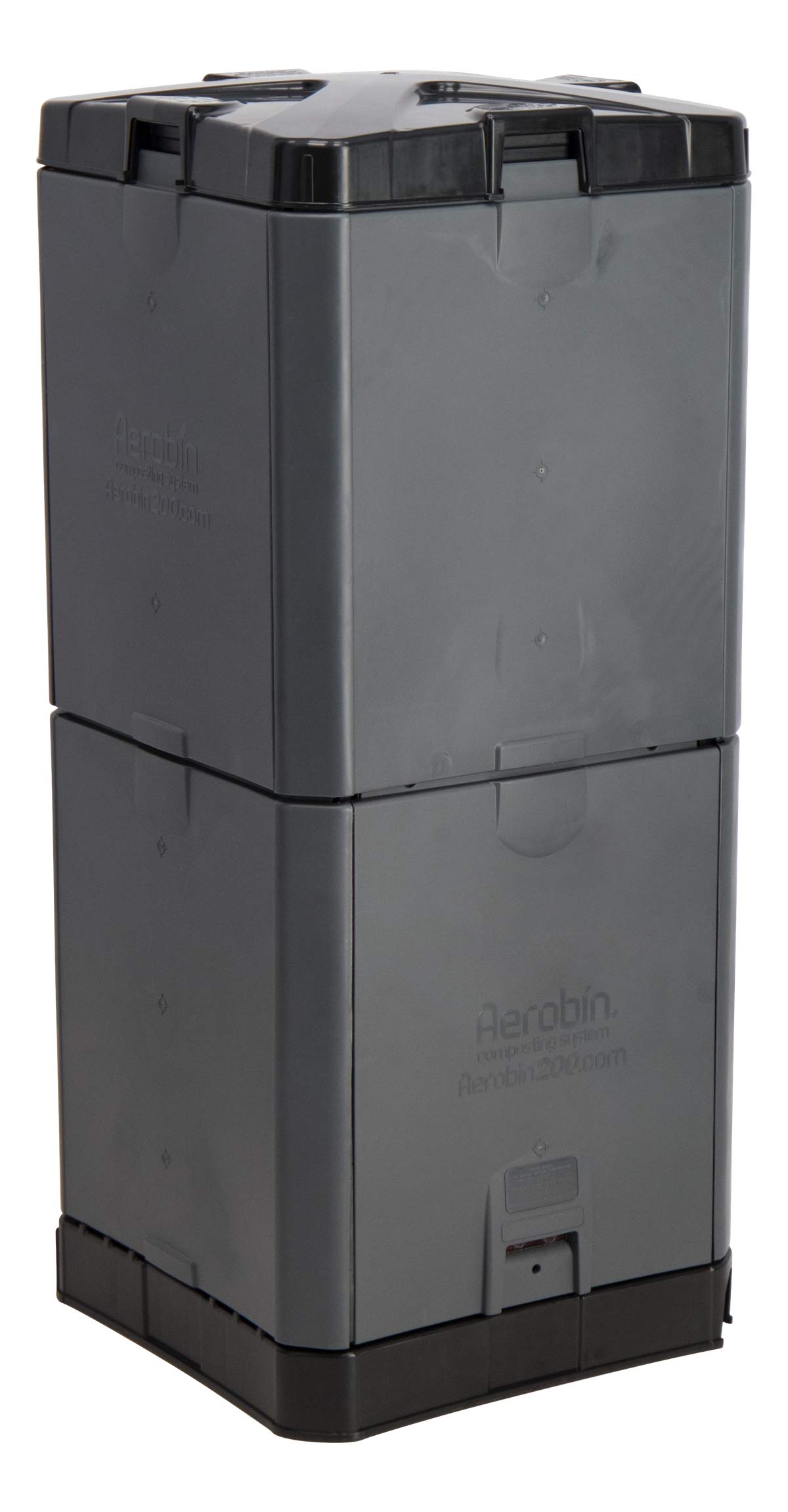 Exaco Aerobin 200-Grey-NP2 Stationary Insulated Composter, 55 Gallon, Grey