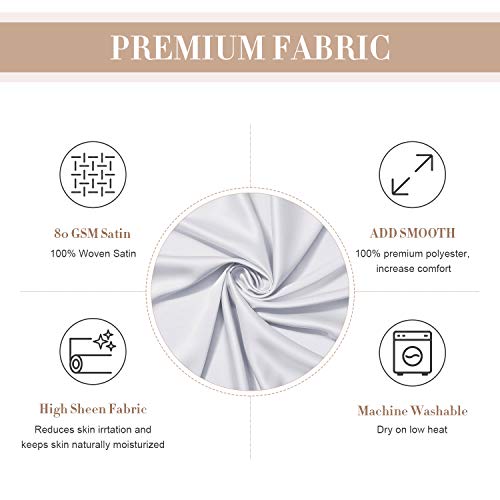 AW BRIDAL Womens Summer Pajamas Set Short Sleeve Silk Pajamas Button Up Pjs Bride Bridesmaid Pajama Set Gift, White M