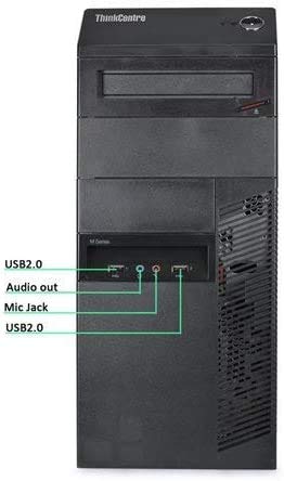 Lenovo ThinkCentre M82 Tower Desktop PC, Intel Quad Core i5-3470 up to 3.6GHz, 8G DDR3, 256G SSD, DVD, WiFi, BT 4.0, Windows 10 64 Bit-Multi-Language Supports English/Spanish/French(Renewed)