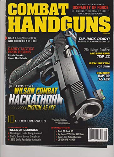 COMBAT HANDGUNS Magazine AUGUST 2014.