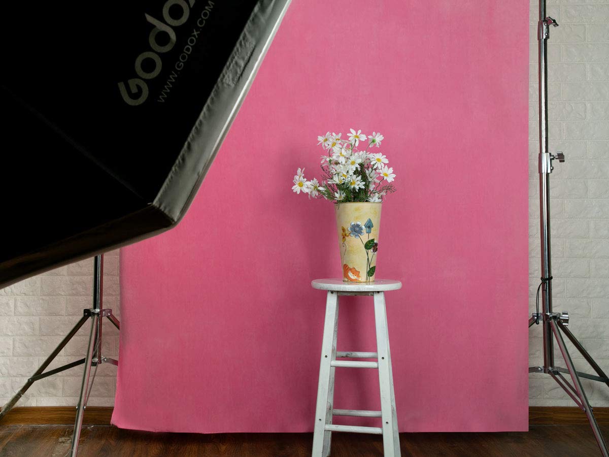 Kate 6ft×9ft Solid Pink Backdrop Portrait Background for Photography Studio