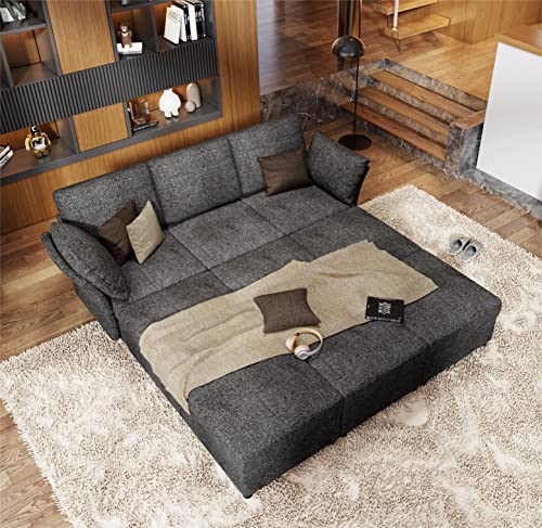 AMERLIFE Sectional Sofa- Modular Sectional Couch, Middle Seat(Dark Grey)