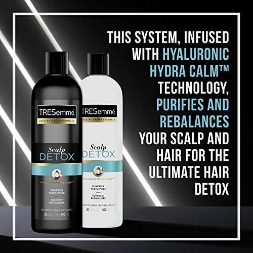 TRESemmé Shampoo for Dry and Itchy Scalp Detox to Purify Hair and Scalp from Build-Up and Excess Oils 20 oz