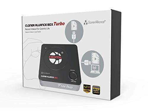HDML-Cloner Box Turbo, Next-Generation 1080p hdmi Capture Device and Mini Video Capture Box. Schedule capturing with New Hi-Speed Communication Port. 16GB Flash Drive Included.