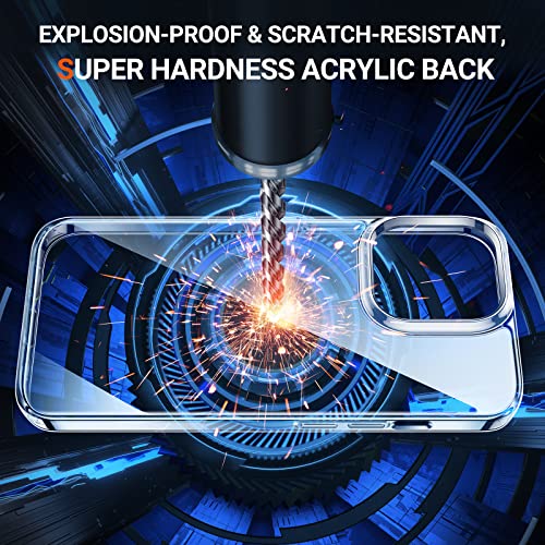 TORRAS [𝟮𝟬𝟮𝟮 𝗡𝗘𝗪] Diamond Clear iPhone 11 Pro Case [Material Safe Certified] No.1 Anti-Yellow [12FT Military Grade Protective] Hard Back & Non-Slip Bumper Slim Phone Cases iPhone 11 Pro, Clear