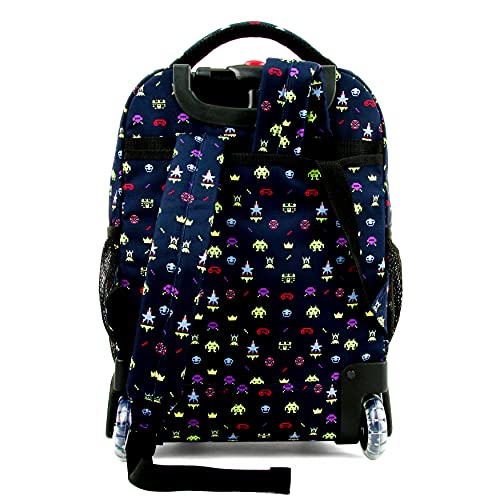 J World New York Sunny Rolling Backpack for Kids and Adults, Game, 17 X 11.5X 5.5 (H X W X D)