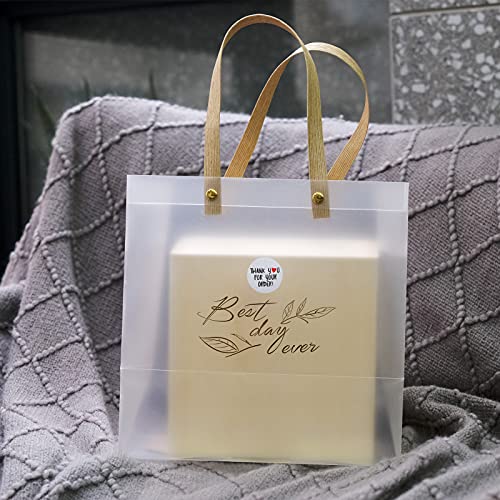 Thank You Stickers Small Business - 4 Rolls 2000 Pieces Thank You for Supporting My Small Business Stickers Labels for Envelopes, Bubble Mailers and Gift Bags Packaging, 1 Inch,500 Pieces Each Roll