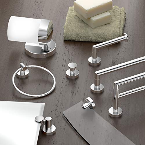 Gatco 4635A Glam Double Robe Hook, Chrome