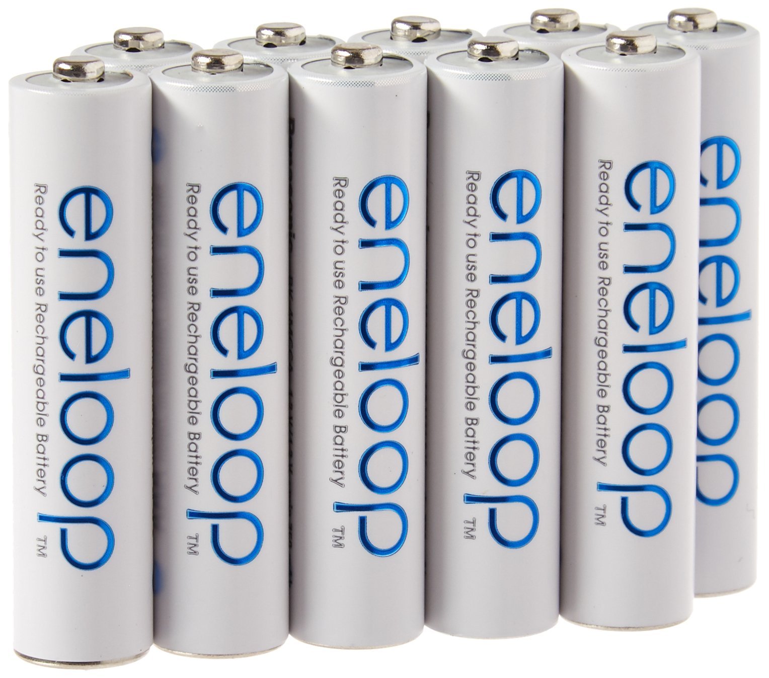 Eneloop TS-9RO6-4EQX AAA 4th generation 800mAh Min. 750mAh NiMH Pre-Charged Rechargeable Battery with Holder Pack of 10