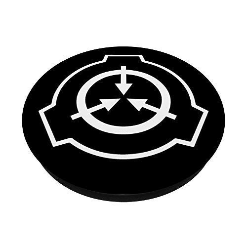 SCP Foundation Logo Front and Back Print PopSockets PopGrip: Swappable Grip for Phones & Tablets