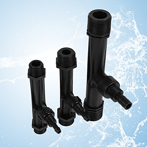 Fertilizer Injector Garden Irrigation Device Venturi Switch Water Tube Kit Irrigation Tube Fertilizer Mixer Agriculture Tool Plastic Black