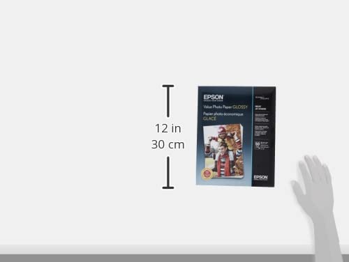 Epson Value Photo Paper Glossy, Letter, 50 Sheets (S400031)