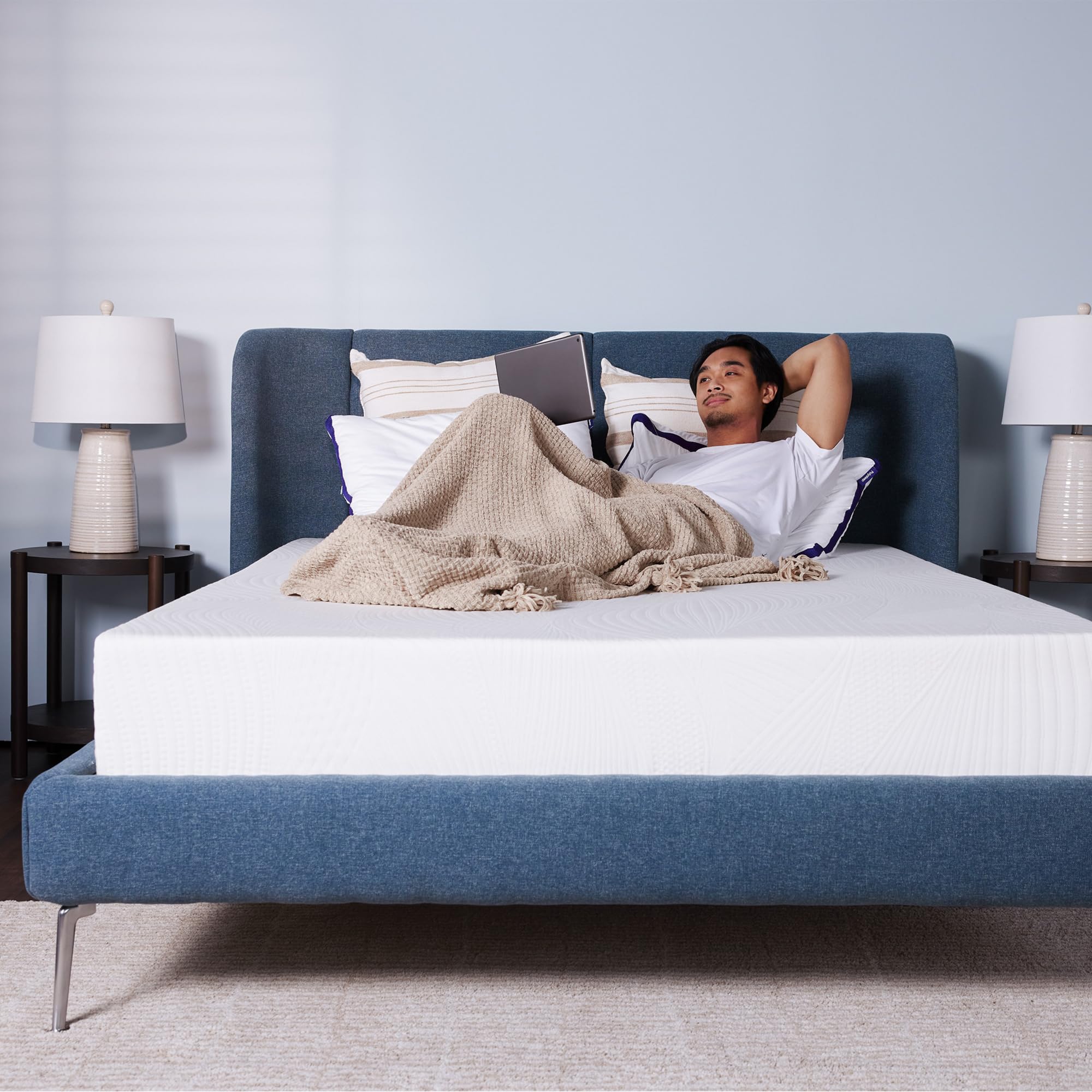 Polysleep Sierra 9" Memory Foam Mattress — Medium Firm Mattress in a Box, Made in North America with Premium Foam — Full/Double Size