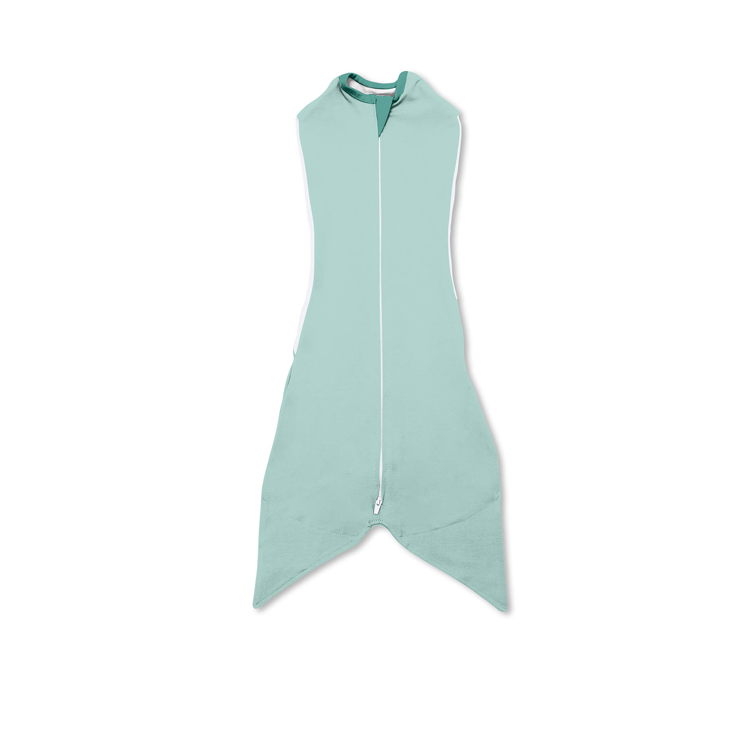 SwaddleMe Room to Grow Pod β 0-6 Months, 1-Pack (Teal Waves) Expandable Baby Swaddle Grows with Baby and Helps Prevent The Startle Reflex for Comfortable Sleep