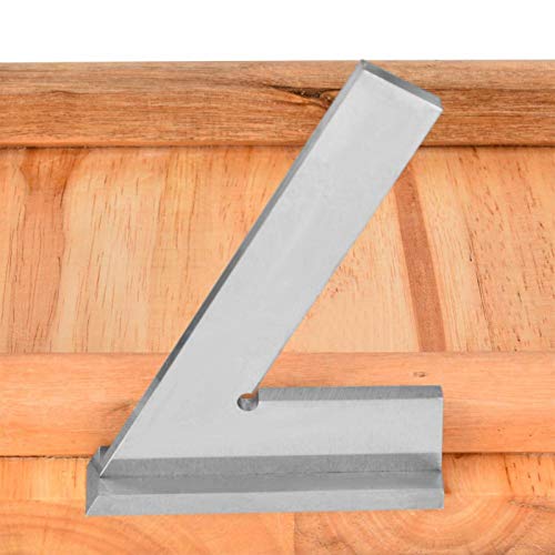 Angle Ruler 60 Degree High Accuracy Ruler Angle Ruler Seat for Centering Stones for Measuring(120x80mm)