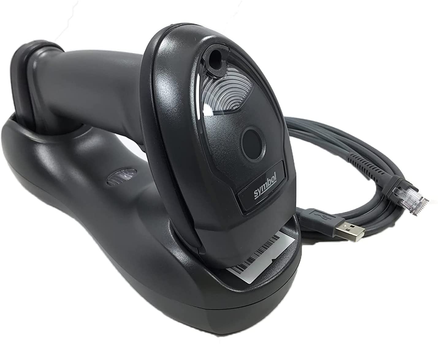 Zebra Symbol LI4278 Cordless Linear Imager Bluetooth Barcode Scanner, Twilight Black - Wireless, 547 scan/s1D, LED with Universal Docking Charger Cradle Standard Base - LI4278-SR20007WR JTTANDS