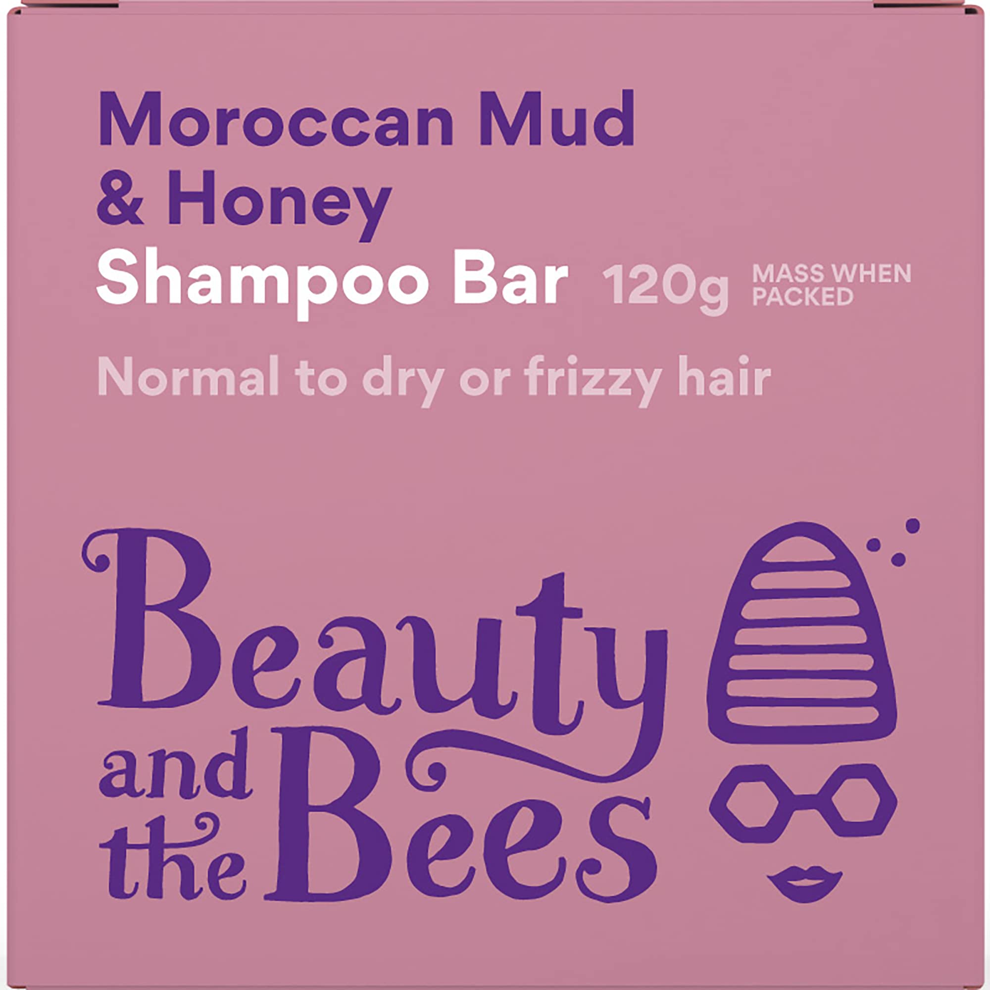 Beauty and the Bees Moroccan Mudd Shampoo Bar 100% Natural From Tasmania Australia with Leatherwood Honey and Bees Wax 125 grams