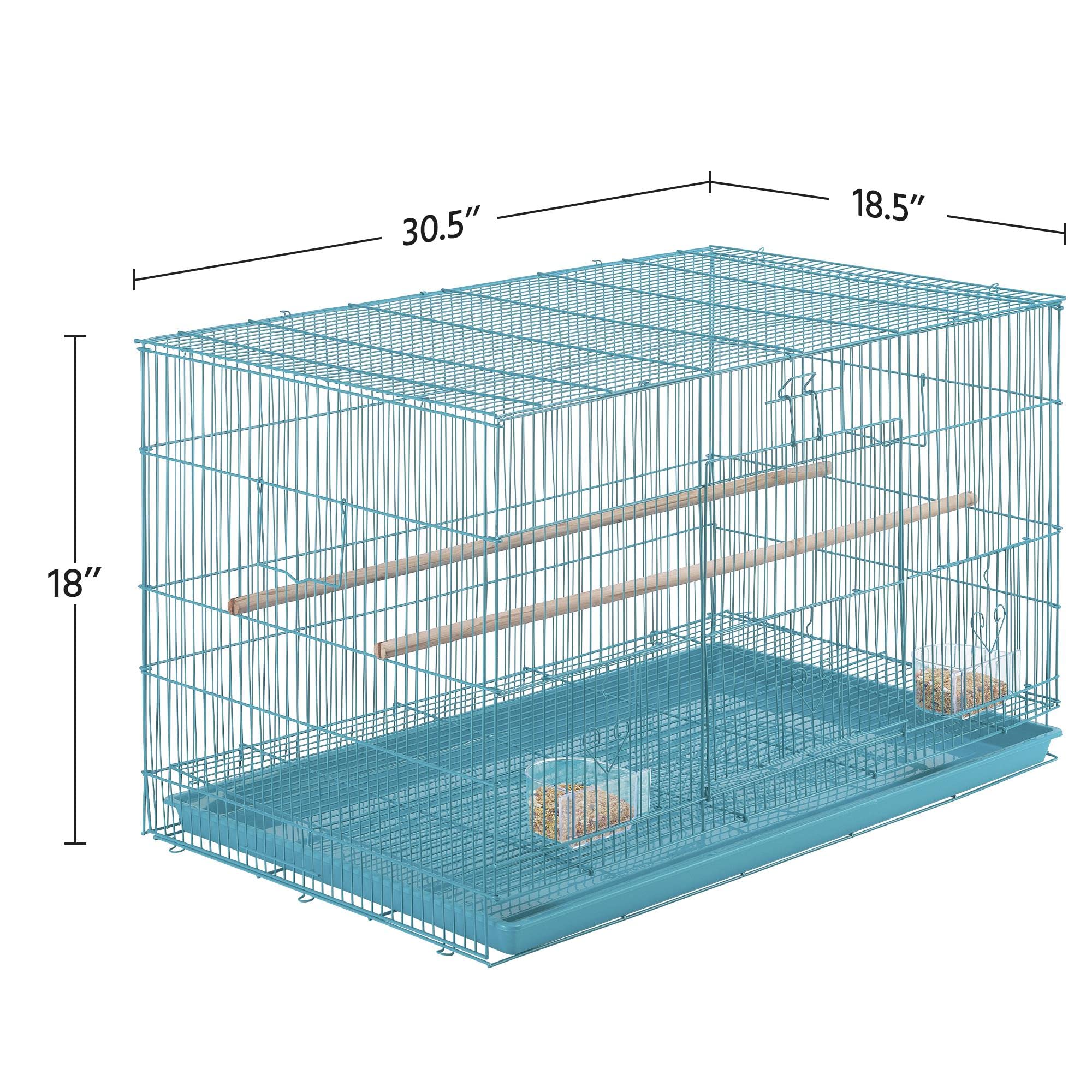 Yaheetech Flight Bird Cage Metal Extra Space Parakeet Cage for Medium Small Birds Cockatiels Conures Budgies Lovebirds