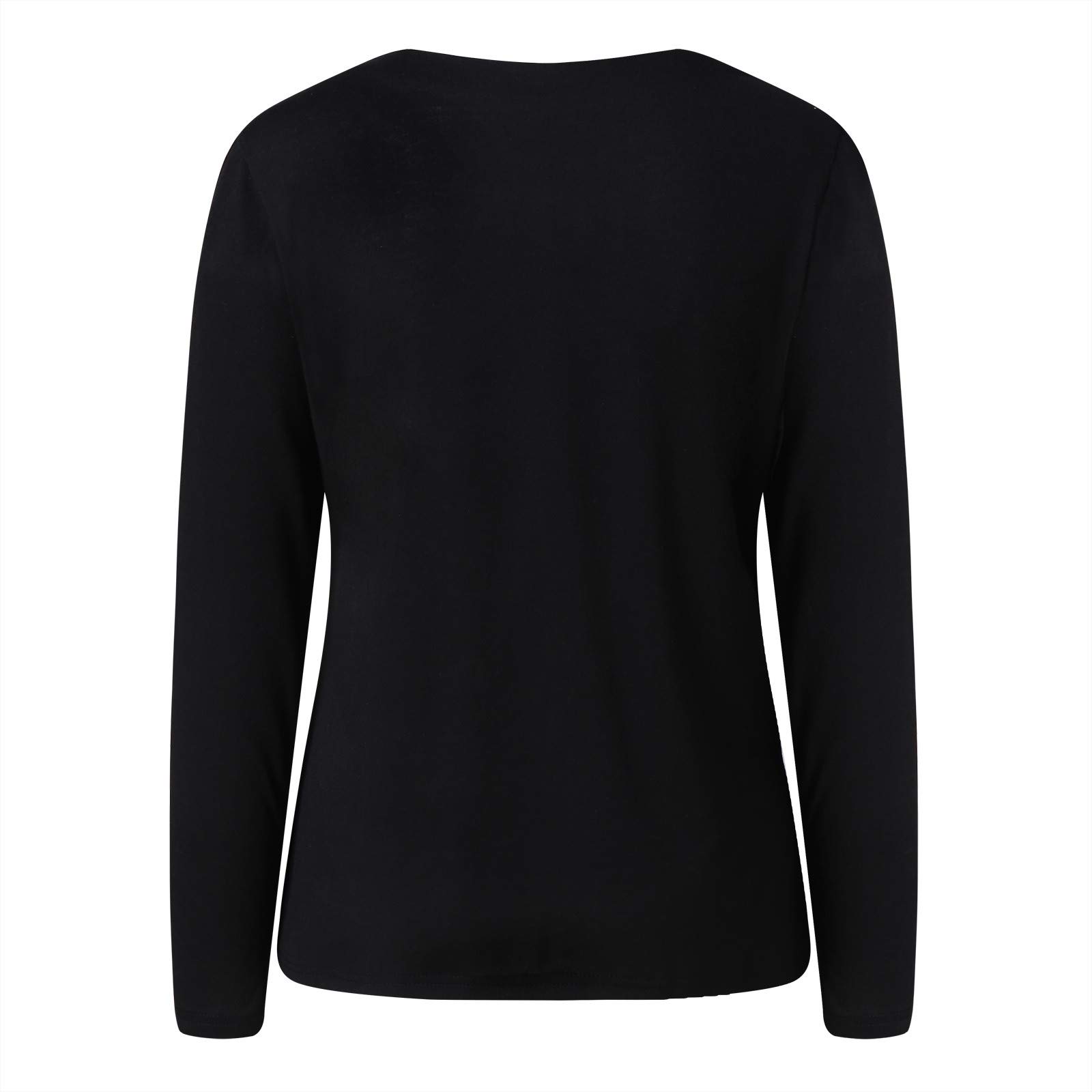 Padaleks Womens Casual Tops Long Sleeve Cutout Cold Shoulder Crewneck Rhinestone Blouse Pullover Shirt Sweatshirts
