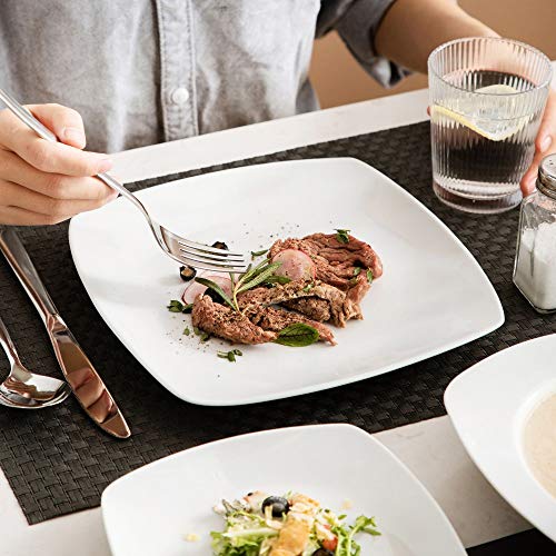 ZLDGYG A 18-Piece Ceramic Porcelain Tableware Dinner Set with 6Dinner Soup Dessert Plates Set Service for 6 Person