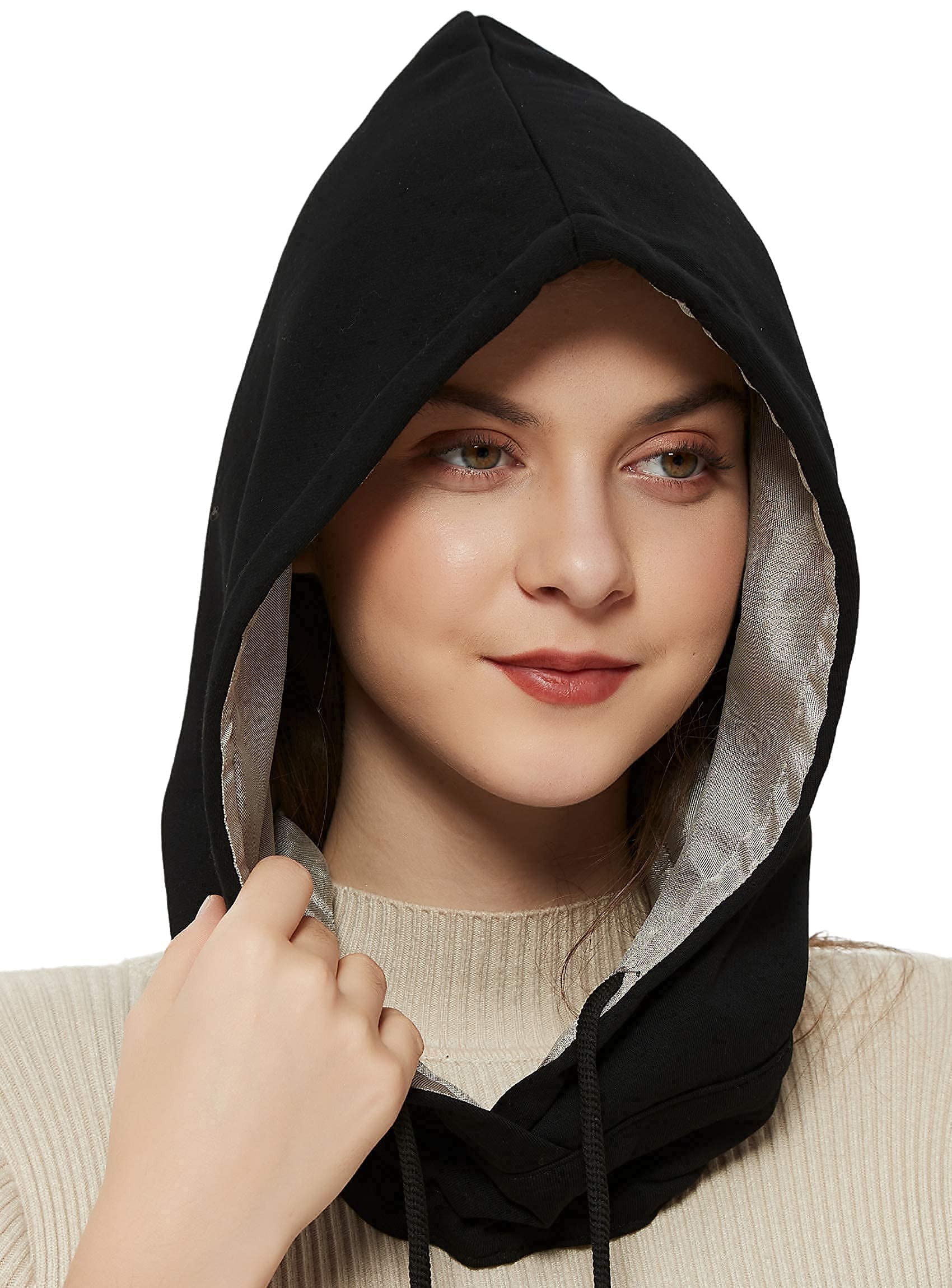 Radia Smart EMF Poncho and Hood Bundle, 5G Anti-Radiation, RF Shielding, Black