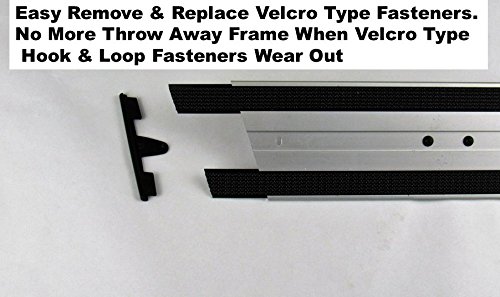 FlexSweep Patented Easy-Clean Microfiber Flat Mop System with Unbreakable Handle, Easy Snap-On 9 Inch and 18 Inch Frames, Microfiber Wet Scrub Pads, and Dry Dust Pads