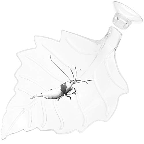 JZMYXA Shrimp Feeding Dish Shrimp Feed Dish Leaf Shaped Bowl