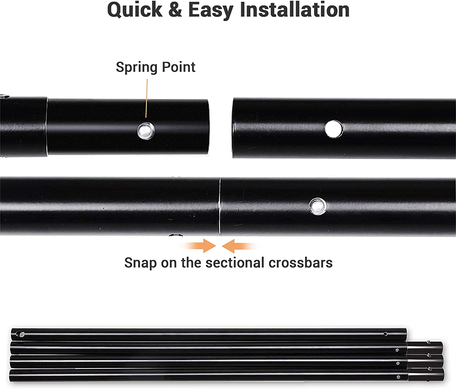 Backdrop Stand Kit 7 x 10ft Adjustable Background Support System Stand Kit 6 Clips Carry Bag for Studio Photo Live Stream Party Event