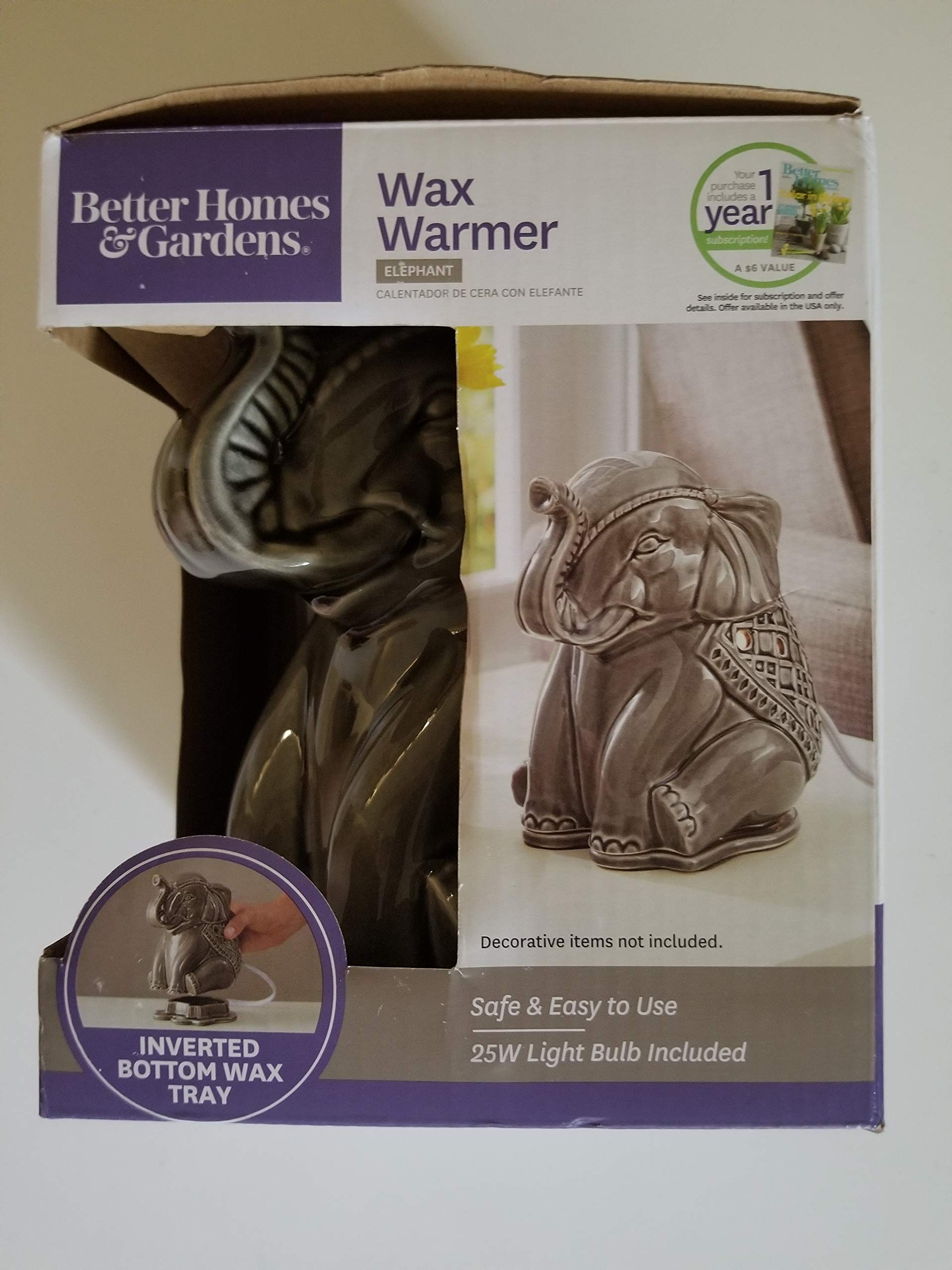 Better Homes and Gardens Full Size Wax Warmer Elephant