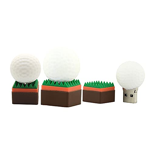 64GB Ball Shape USB Flash Drive U Disk USB 2.0 Data USB Flash Disk Memory Stick Pen Drive Storage Device USB Drive External Storage Flash Disk (Golf)
