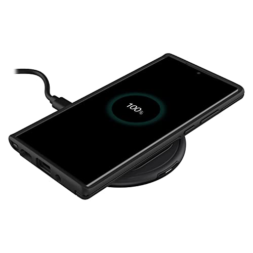 OtterBox Galaxy Note20 Ultra 5G Symmetry Series Case - BLACK, ultra-sleek, wireless charging compatible, raised edges protect camera & screen