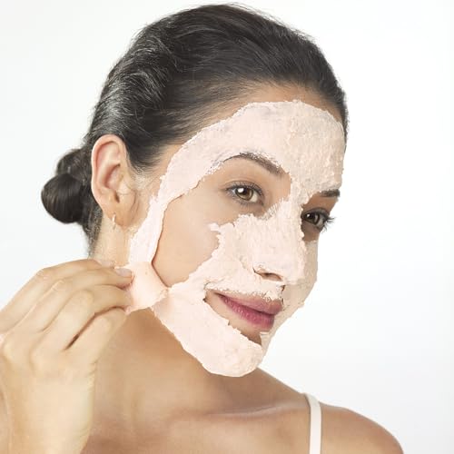 Erno Laszlo Vitality Treatment Mask, Pink Face Mask Peel, Hydrate and Illuminate, Mineral Powder Blend with Serum Lotion, 4 Pack of Masks (1.25 Fl Oz Each)