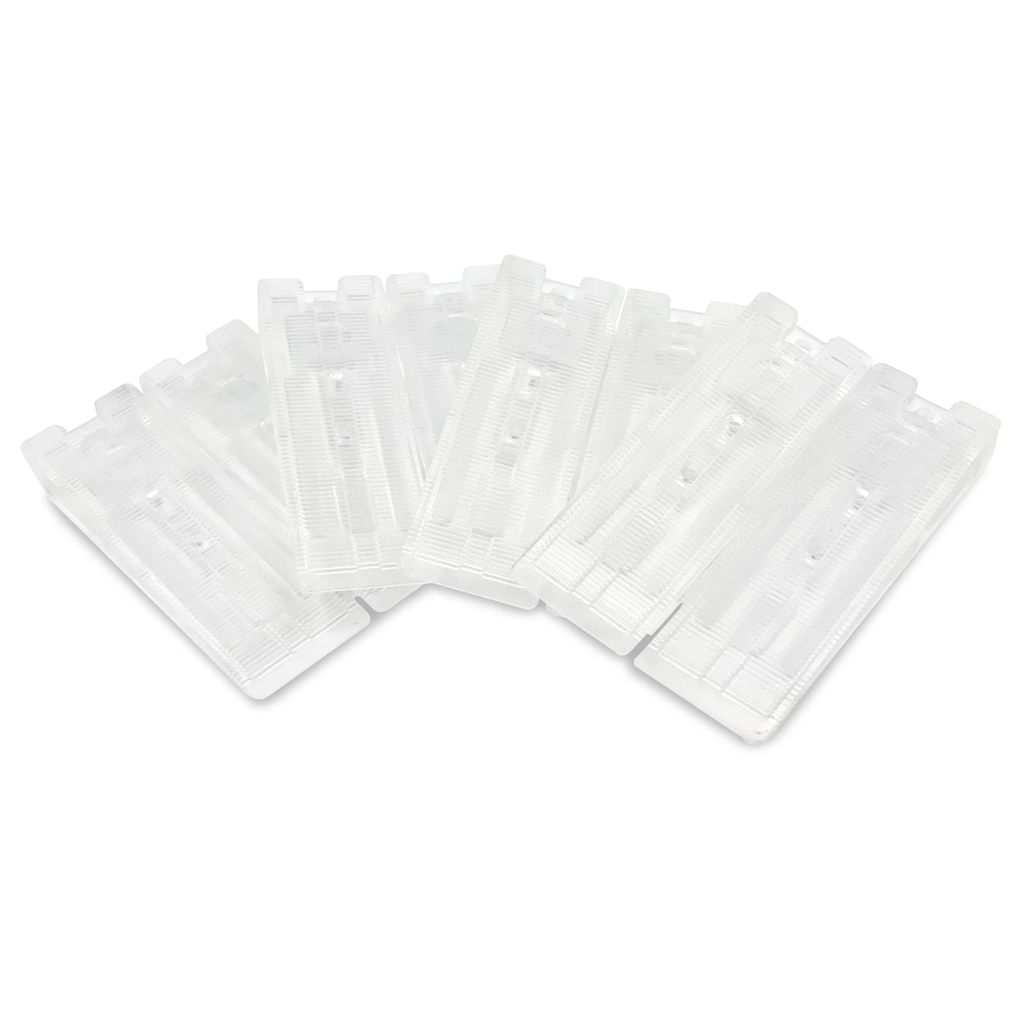 Wobble Wedge BigGap Flexible Plastic Shims, Made in USA, Multipurpose Wedges for Home Improvement & Work, Leveling Pads for Large Gaps & Heavy Loads, Furniture Appliance Levelers - 4 Pack