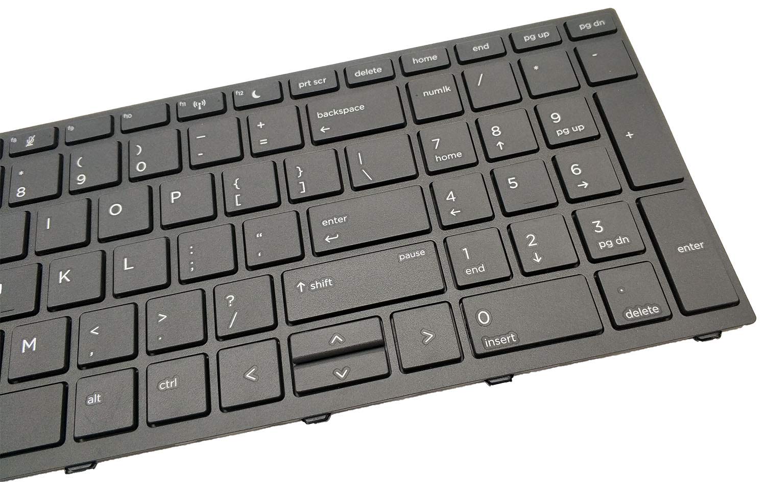 Sierra Blackmon US Layout Notebook Keyboard for HP ProBook 450 G5/455 G5/470 G5 Series, Black, No Backlight, 9z.nefsq.001 nsk-xk0sq 450 G5