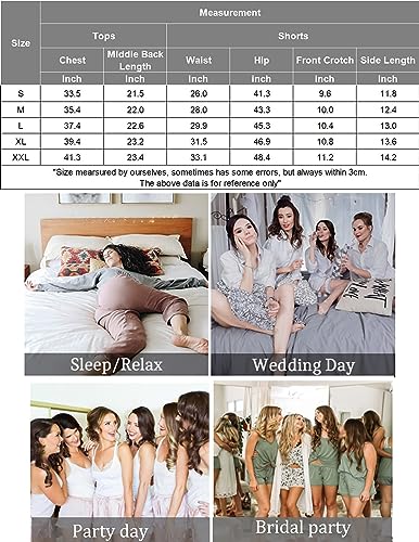Avidlove Women's Halter Pajama Shorts Set Cotton Sexy Tank Pants Two Pieces Black Large
