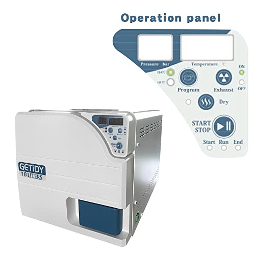 BONEW 18L Digital Desktop Autoclave Steam with High Pressure Drying Function