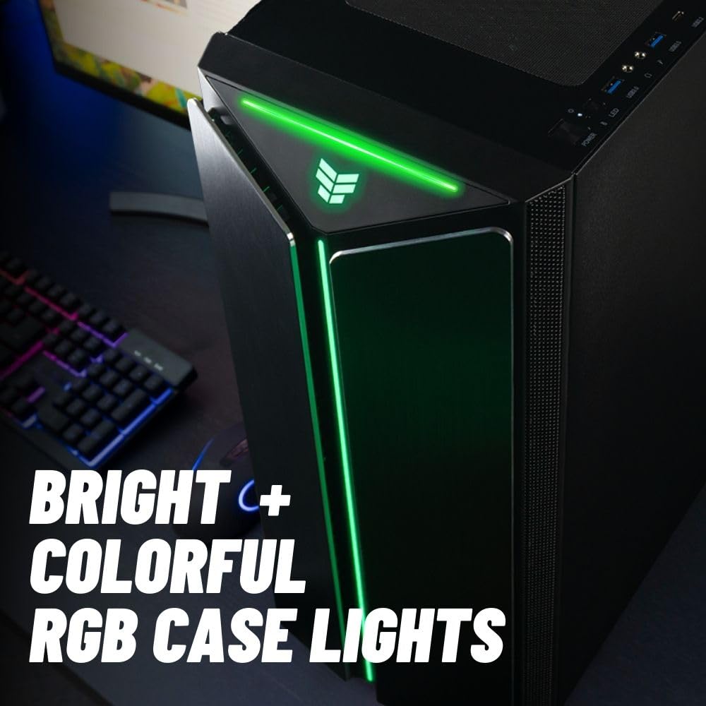 Empowered PC Mantis V2 Gaming Desktop (NVIDIA GeForce RTX 3070 (>4060 TI), Intel 24-Core i9-14900KF Processor, 32GB DDR5 RAM, 512GB NVMe SSD + 2TB HDD, WiFi 6, Windows 11 Home) Gamer Computer
