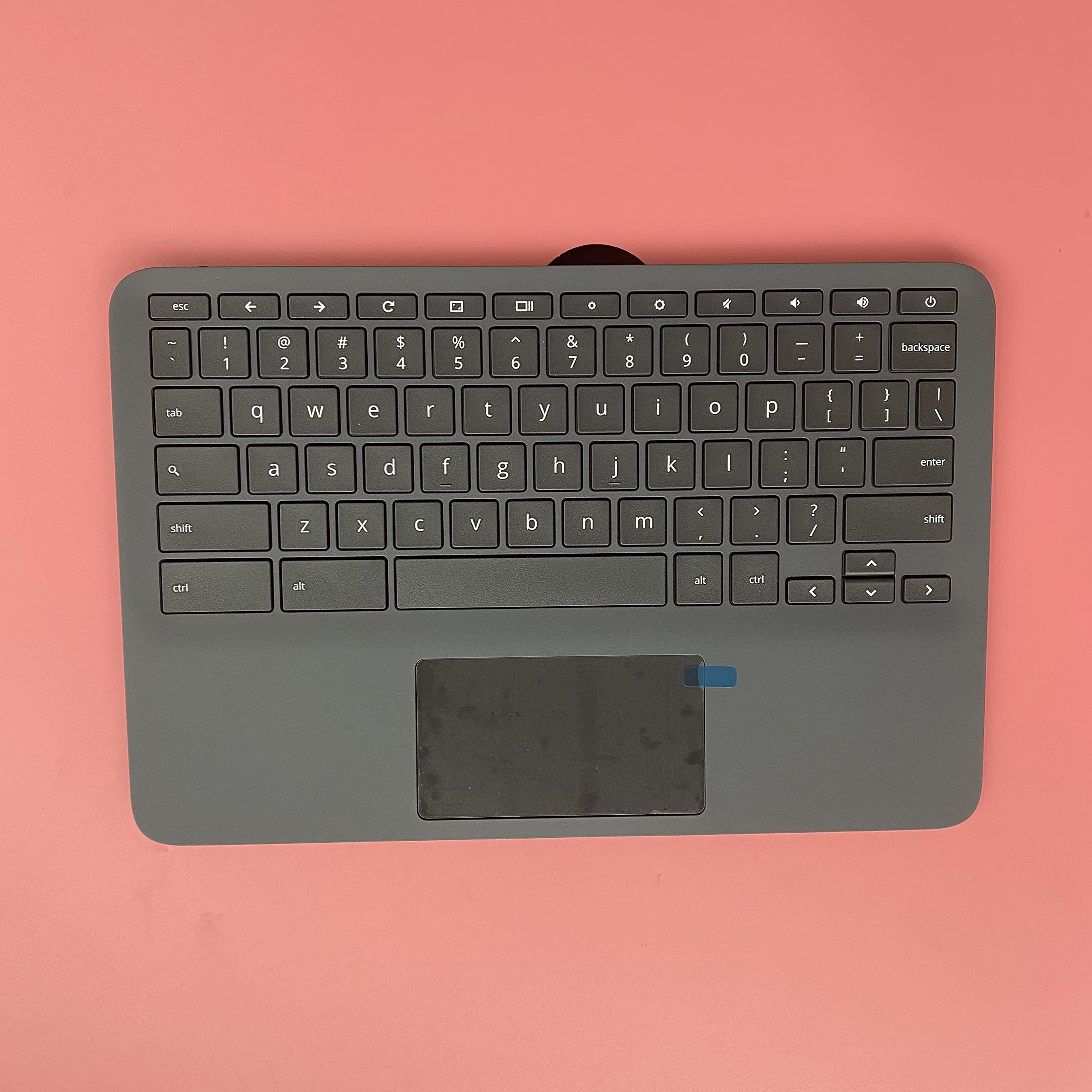 Replacement for HP 11A G8 EE Laptop Upper Case Palmrest Keyboard Touchpad Assembly Part L92832-001 Top Cover