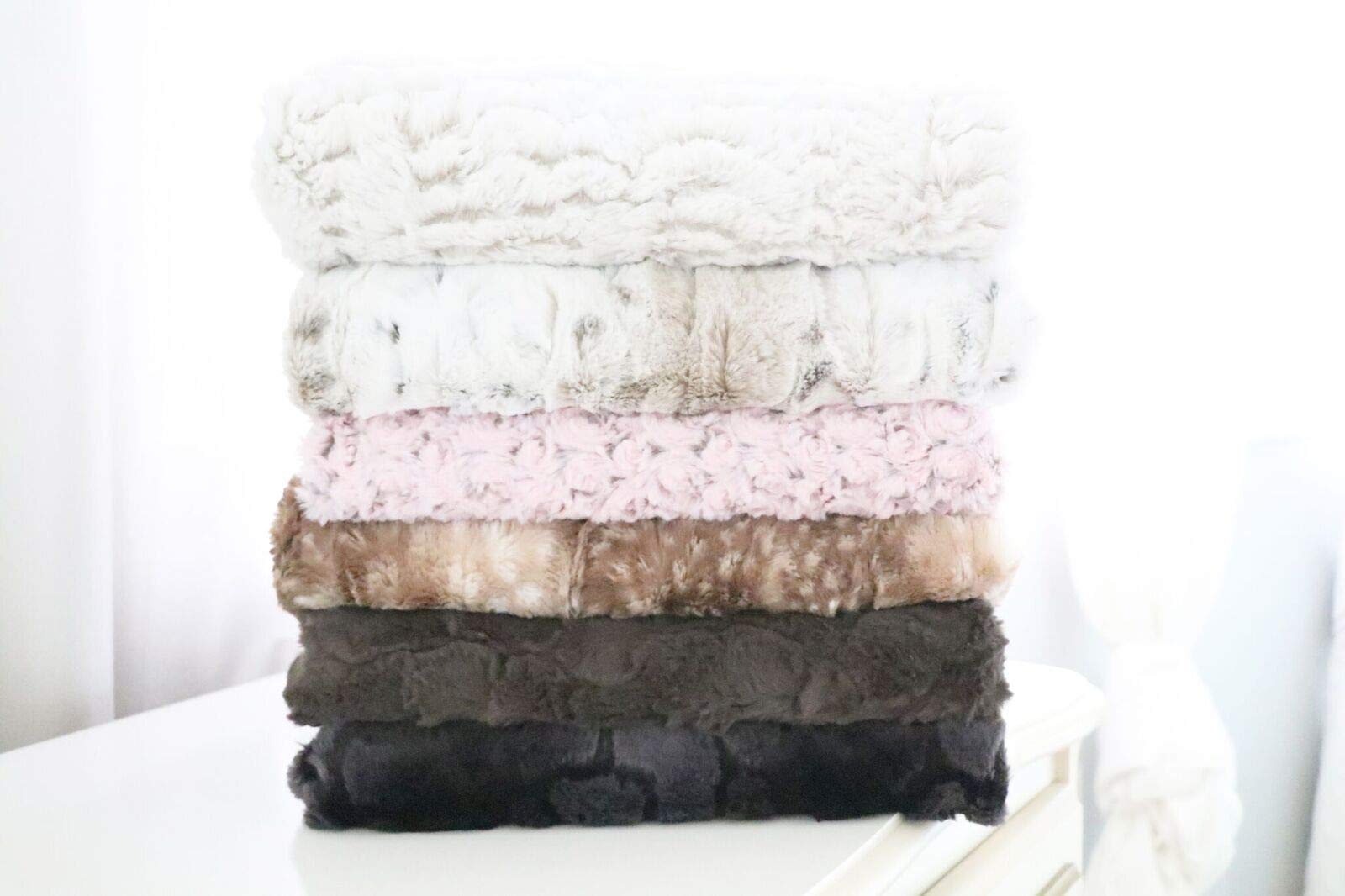 Zalamoon Strollets Plush Baby Toddler Soft Blanket with Satin Trim Corner for Soothing (Fawn)
