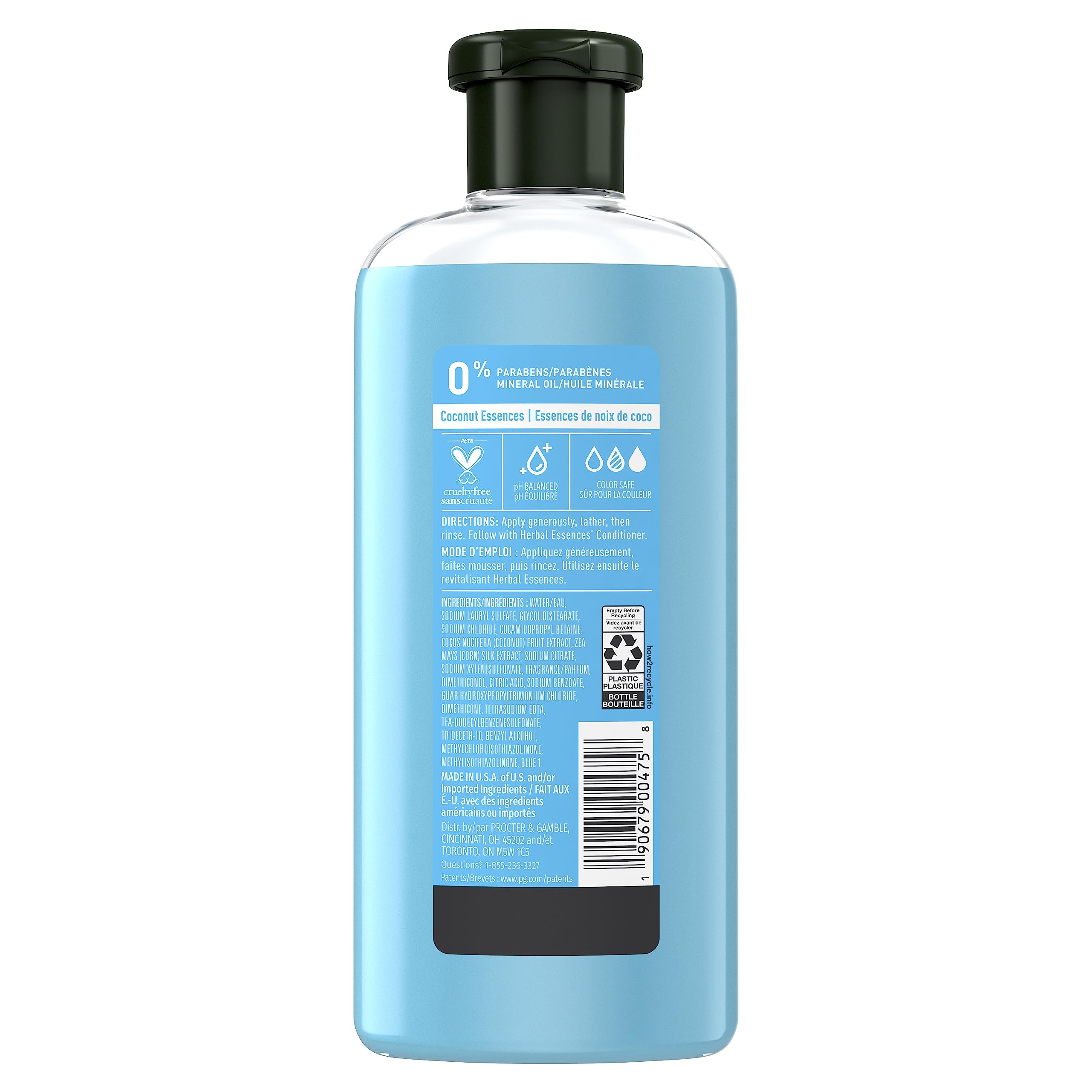 Herbal Essences hello hydration shampoo and body wash deep moisture for hair, 11.7 Fl Oz