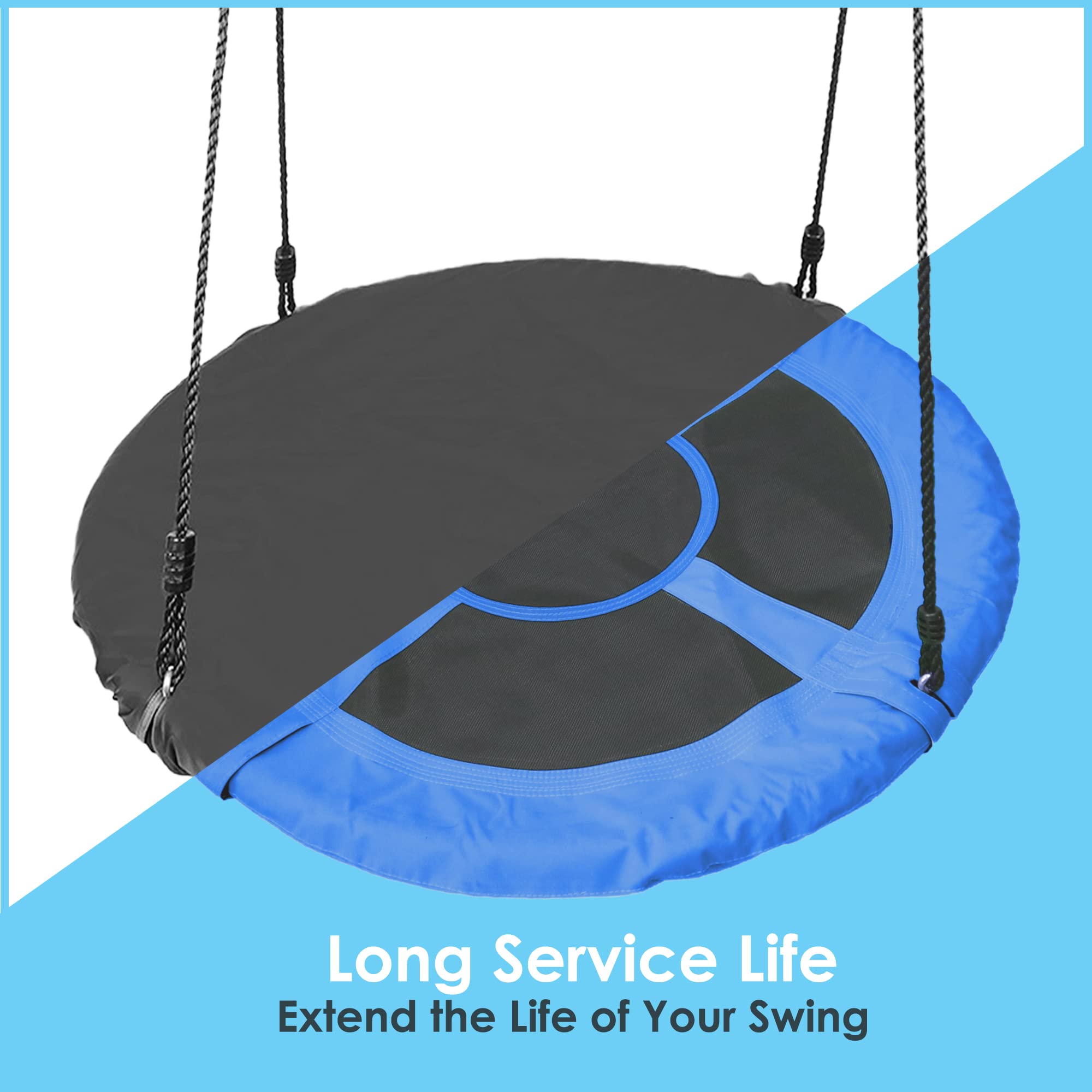SereneLife Jovial 40β Tree Swing Cover,Accessory Part for Model SLSWNG350,Made from 600D Thick Polyester Fabric,Can Be Assembled in Minutes,Easy to Use,Detachable Design,Strong and Durable