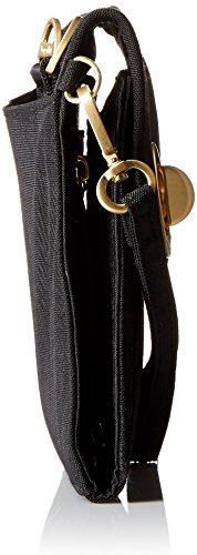 Baggallini womens Gold International Athens Rfid Crossbody Black W/Sand Wallet, Black/Sand, One Size US