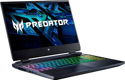 acer Predator Helios Laptop, 15.6" FHD IPS ~ Intel i7-12700H 14-Core ~ NVIDIA GeForce RTX 3060~32GB DDR5~1TB SSD ~ Backlit Keyboard ~ Thunderbolt 4 ~ Wi-Fi 6E ~ Win11 Pro WWC 32GB USB