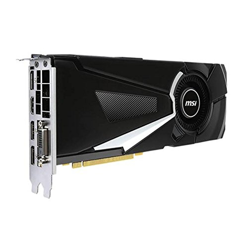 MSI Gaming GeForce GTX 1070 Ti 8GB GDRR5 256-bit HDCP Support DirectX 12 SLI Single Fan VR Ready Graphics Card (GTX 1070 TI AERO 8G)