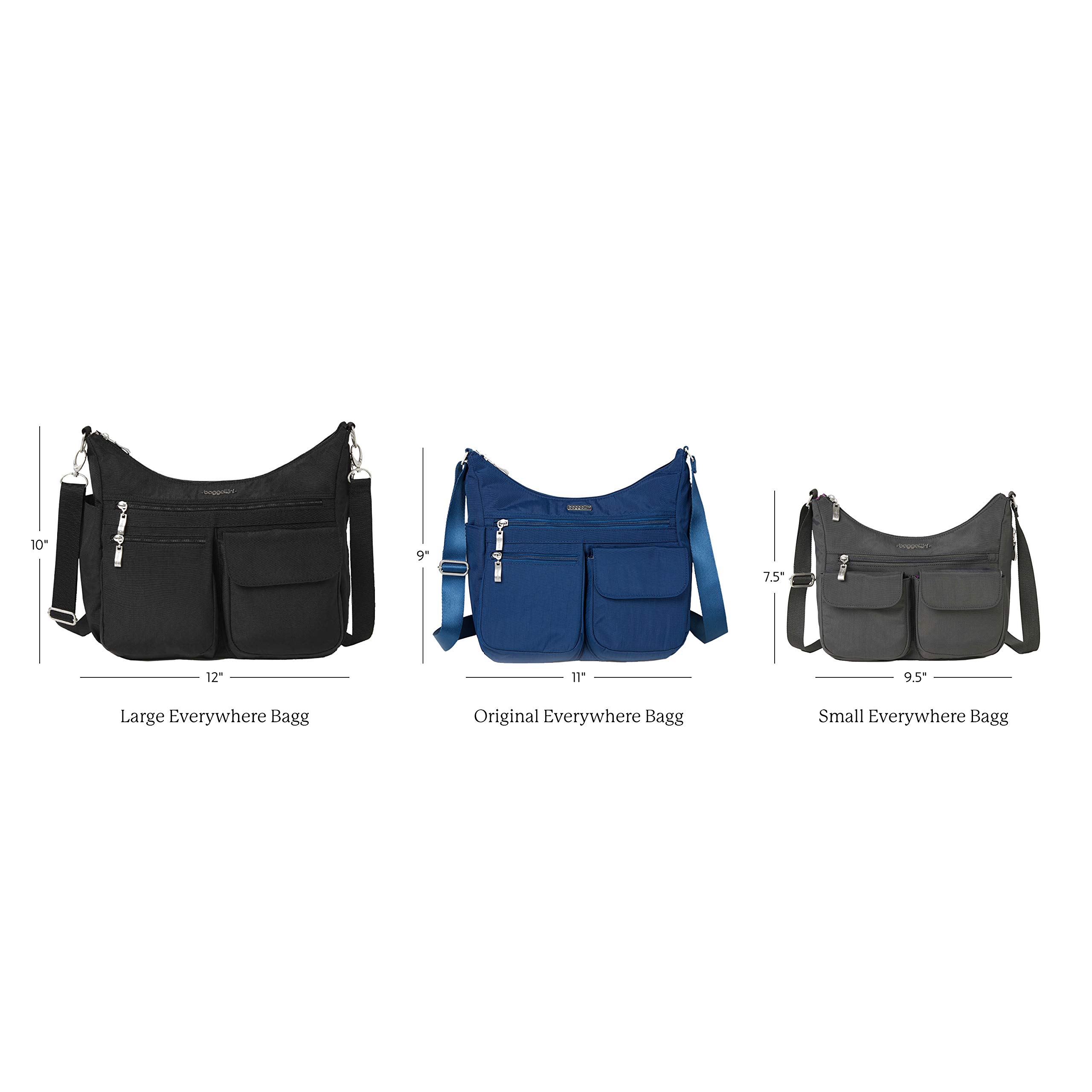Baggallini womens Small Everywhere Bag, Pacific, Small US