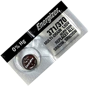 Energizer BUTTON CELL BATTERY 371-370TS OXIDE