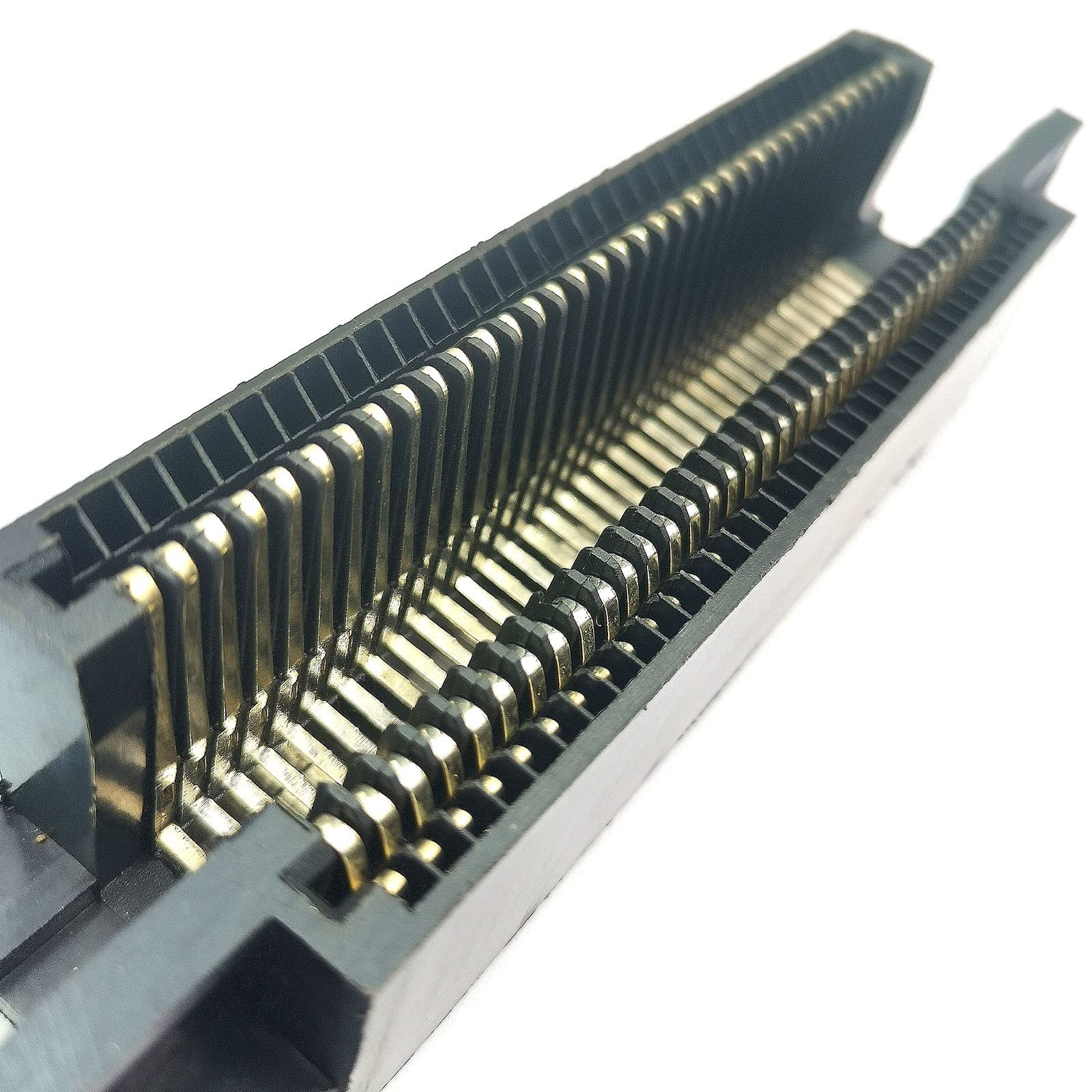 DEVMO 72 Pin Replacement Connector Cartridge Slot Compatible with Nin-tendo Console NES 8 Bit Entertainment System Accessories Games Repair Part