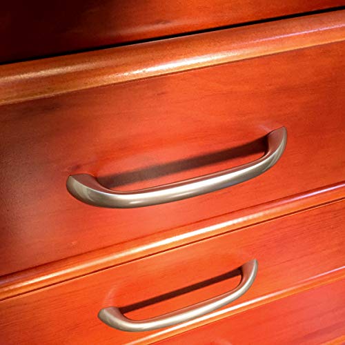 John Louis Home 12in deep Solid Wood Premier 5 Drawer Storage Tower Red Mahogany