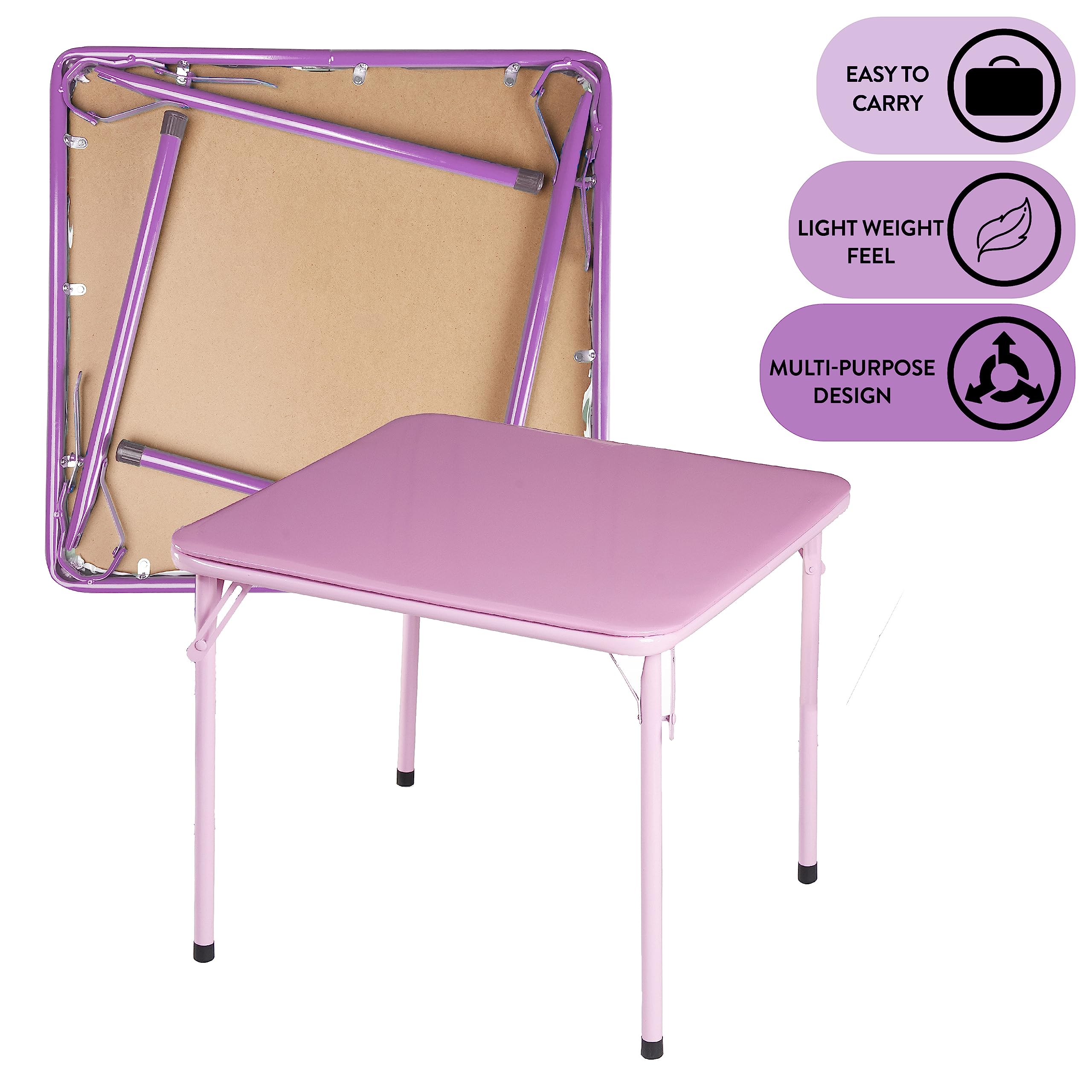 Heritage Kids 3Piece Table & Chair Set, Pink, 3 Piece